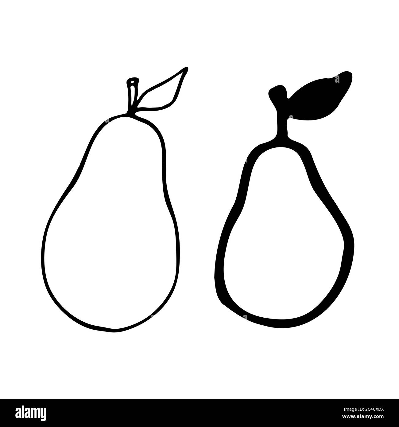 Pear Outline Pear Outline Images – Browse 32,929 Stock Photos,