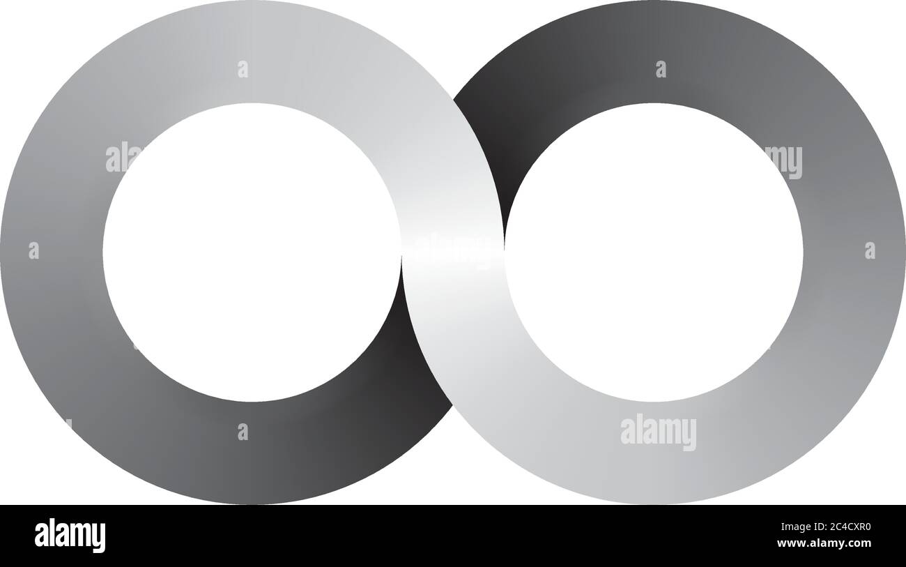 Infinity symbol icon, aka lemniscate, looks like sideways number eight ...