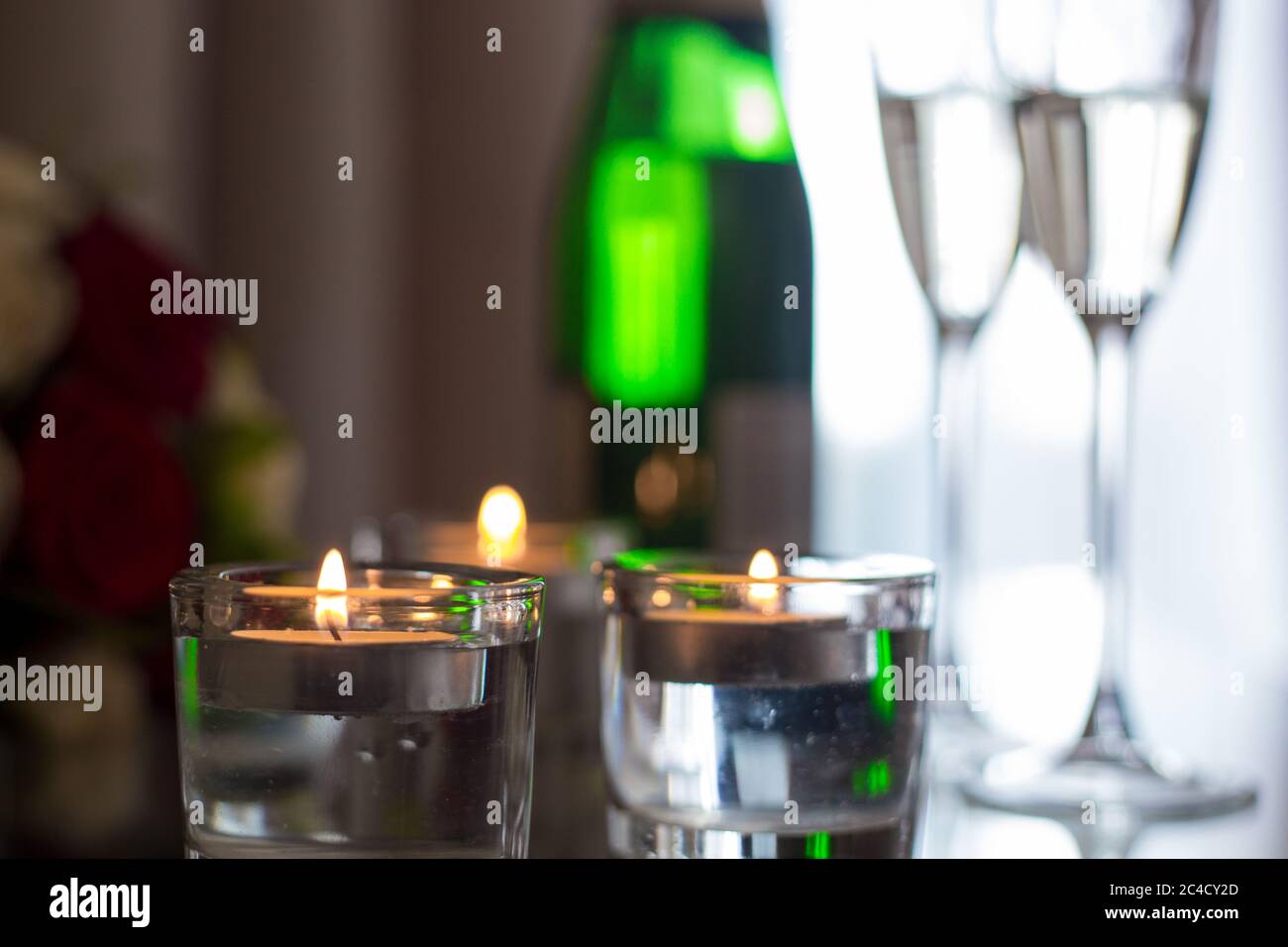 Champagne candles hi-res stock photography and images - Alamy