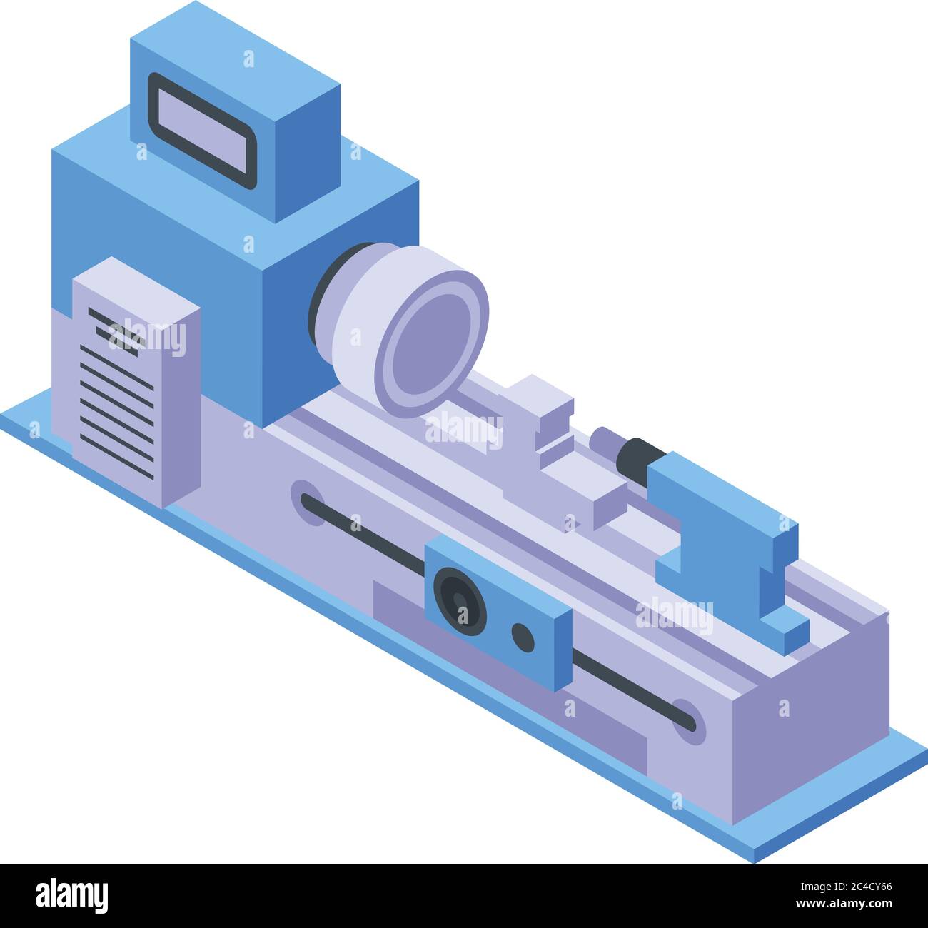 Lathe machine icon, isometric style Stock Vector Image & Art - Alamy