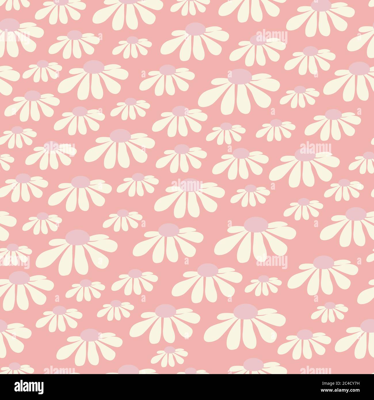 Daisy flower bed Stock Vector Images - Alamy