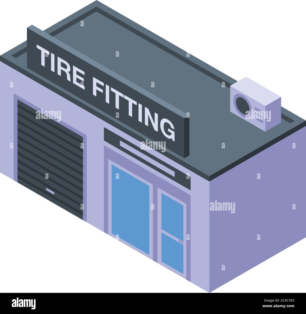 Tire fitting service icon, isometric style Stock Vector Image & Art - Alamy