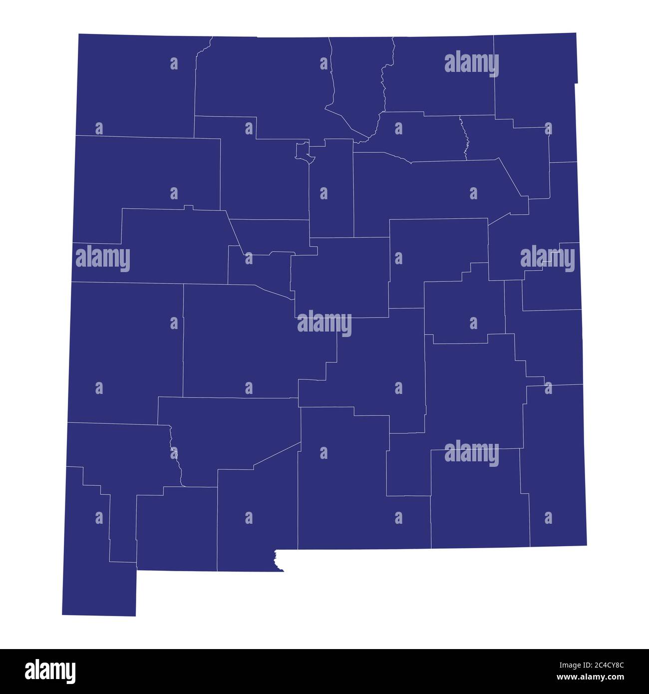 High Quality map of New Mexico is a state of United States of America ...