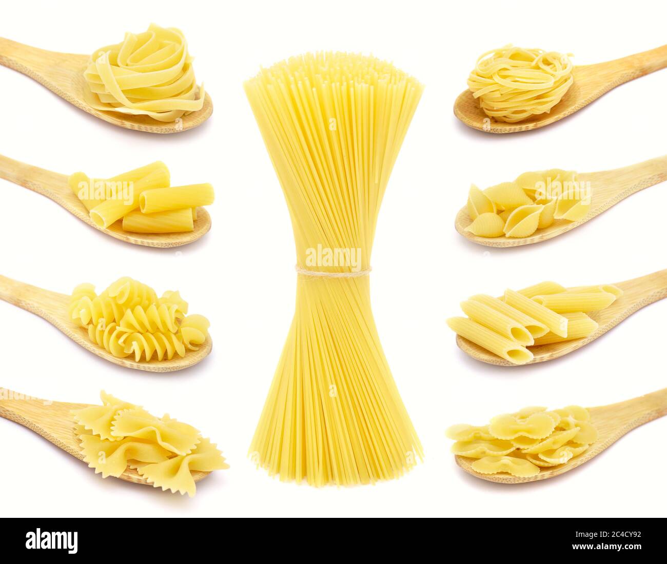 Raw italian pasta collection hi-res stock photography and images - Alamy