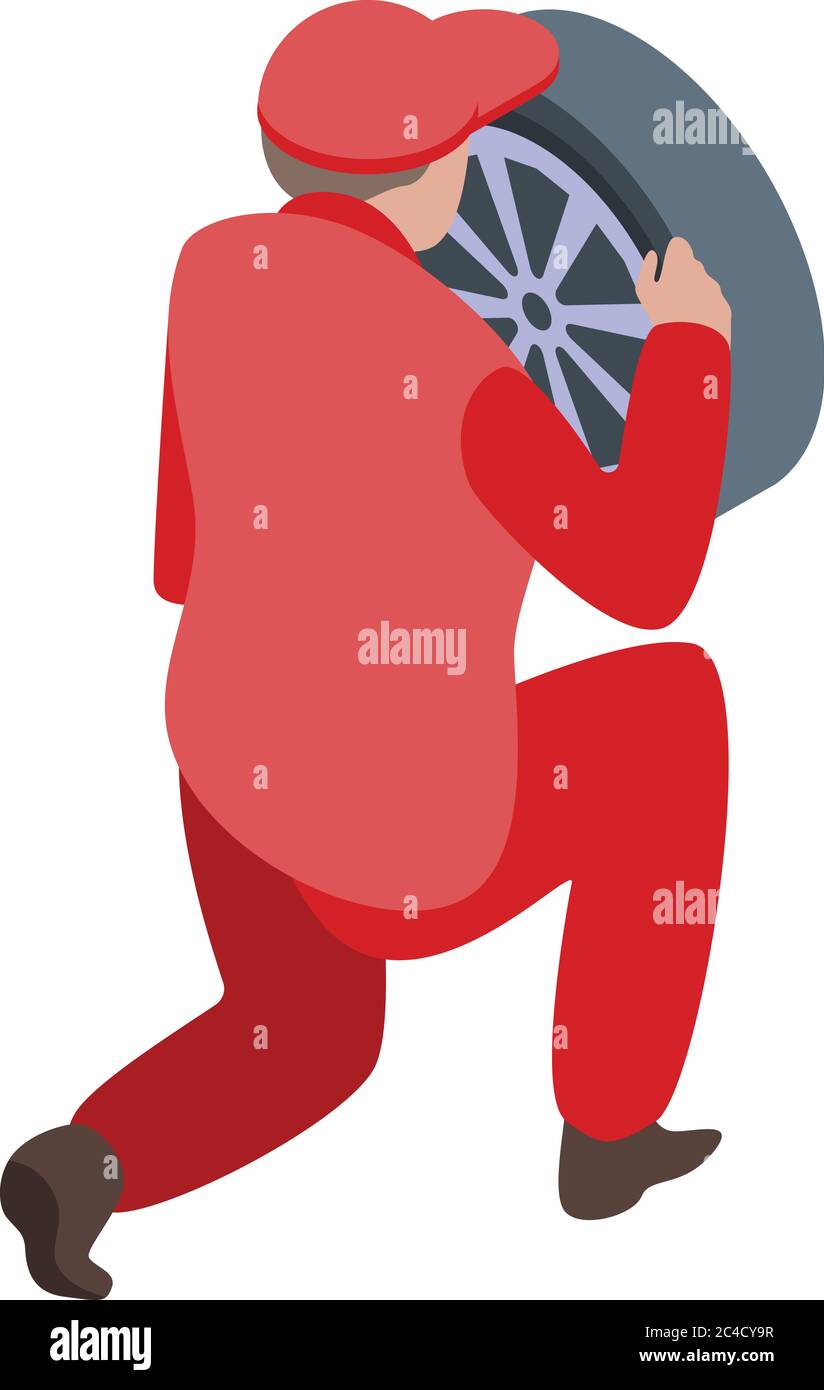 Service tire fitting workshop Cut Out Stock Images & Pictures - Alamy