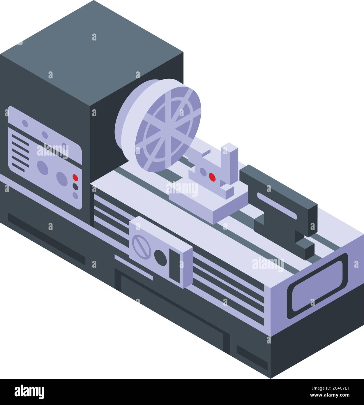 Lathe equipment icon, isometric style Stock Vector Image & Art - Alamy