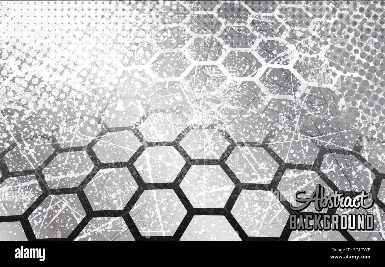 Abstract hexagon background. Vector and illustration Stock Vector Image ...