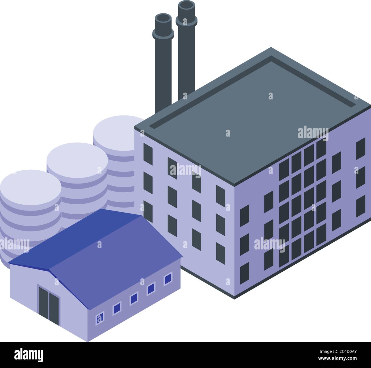 Recycle factory icon, isometric style Stock Vector Image & Art - Alamy