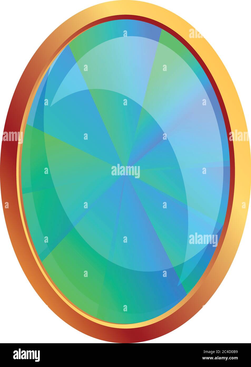 Sapphire gem icon. Cartoon of sapphire gem vector icon for web design ...