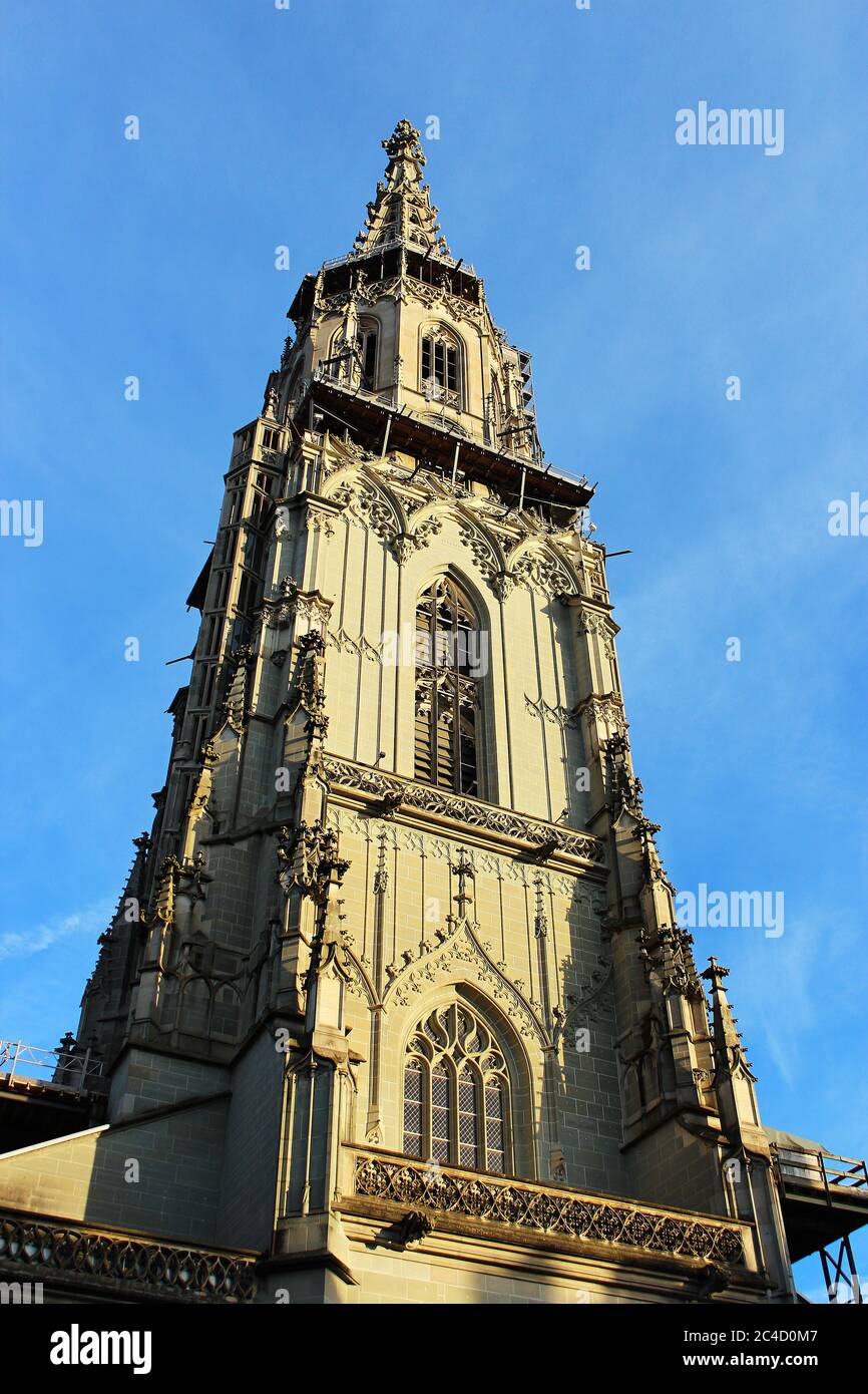 the Bern Minster is a Swiss Reformed cathedral, (or minster) in the old ...