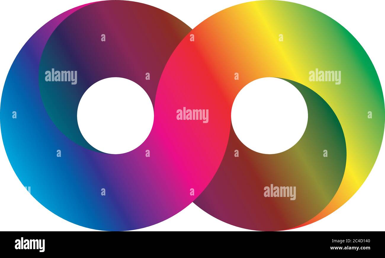 Infinity symbol icon, aka lemniscate, looks like sideways number eight ...