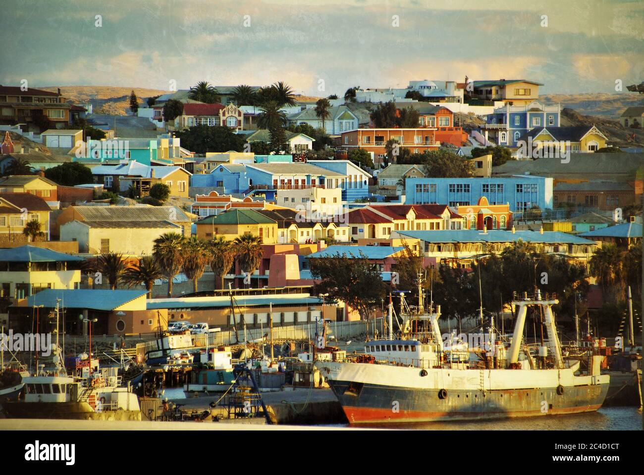 Sunset luderitz harbour hi-res stock photography and images - Alamy