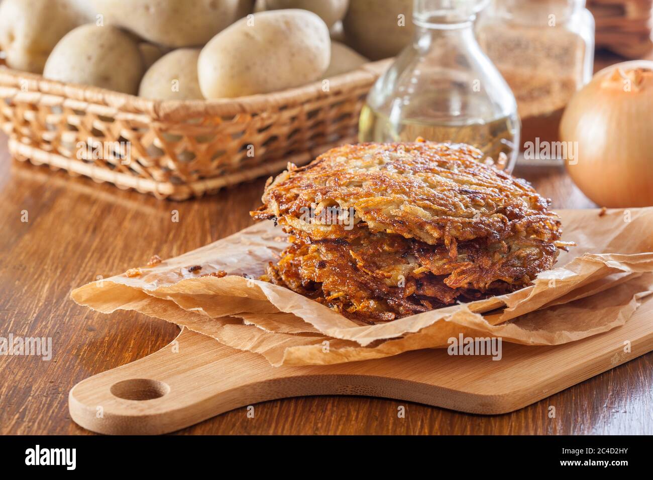Potato hash brown hi-res stock photography and images - Alamy