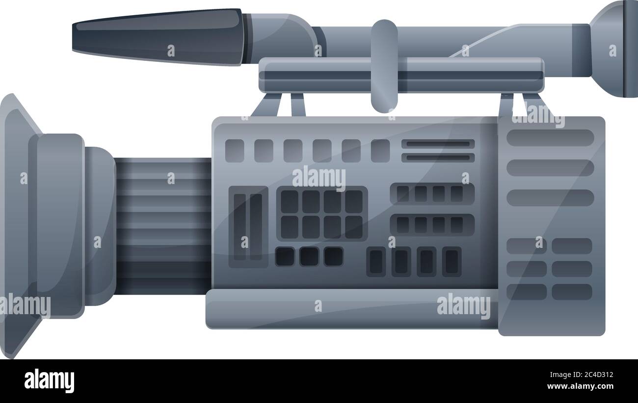 Tv video camera icon. Cartoon of tv video camera vector icon for web ...