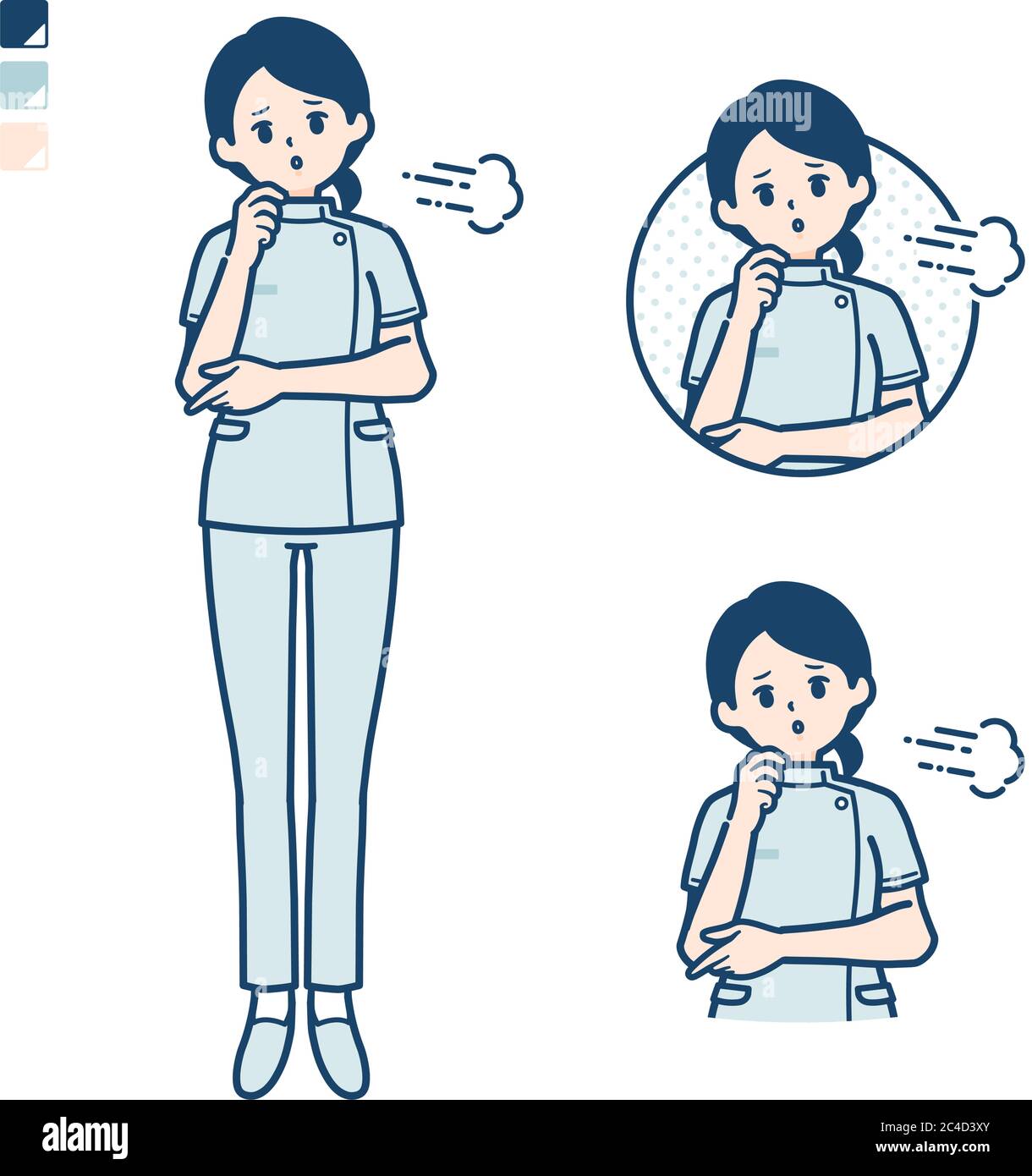 Woman thinking images Stock Vector Images - Alamy