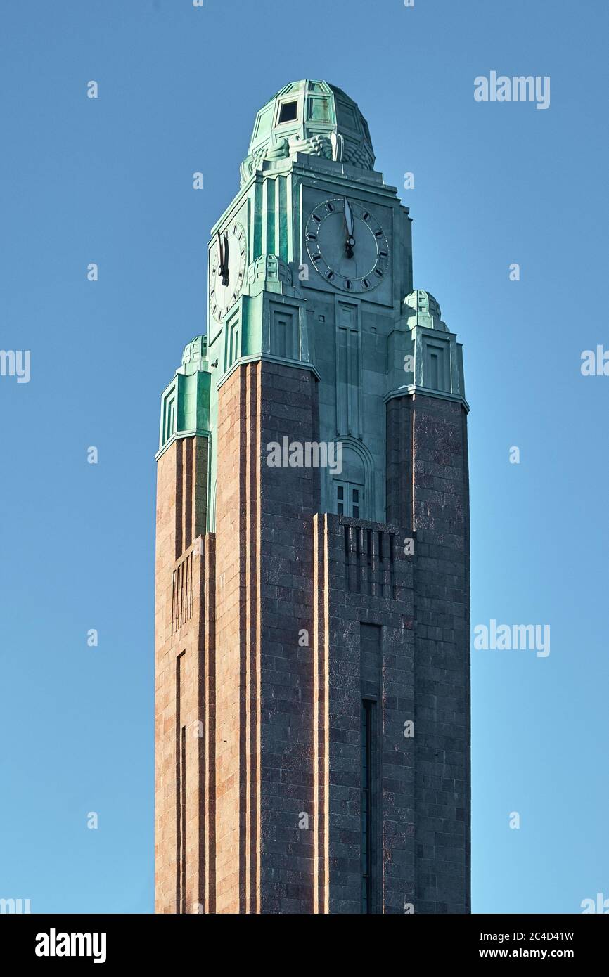 Station tower helsinki clock clock hi-res stock photography and images ...