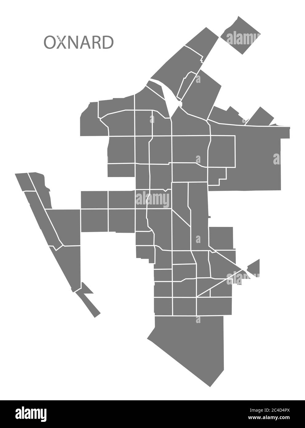 Modern city map illustration Black and White Stock Photos & Images - Alamy