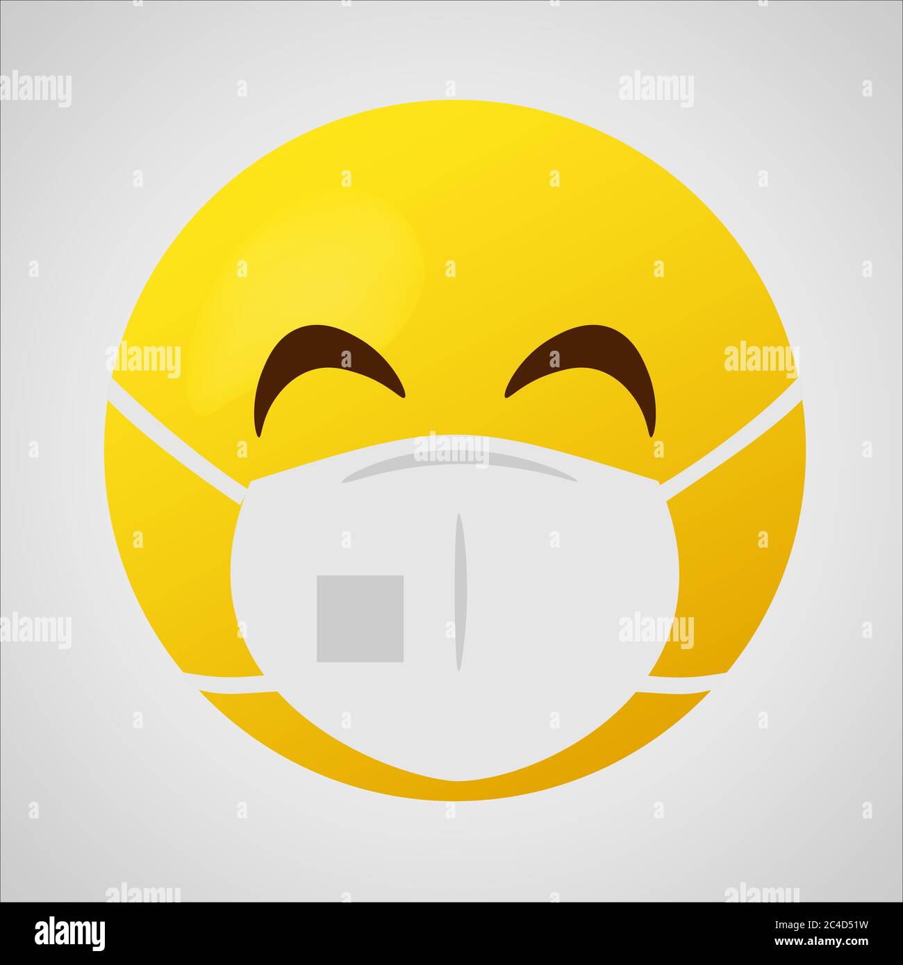Smiley Mask Vector
