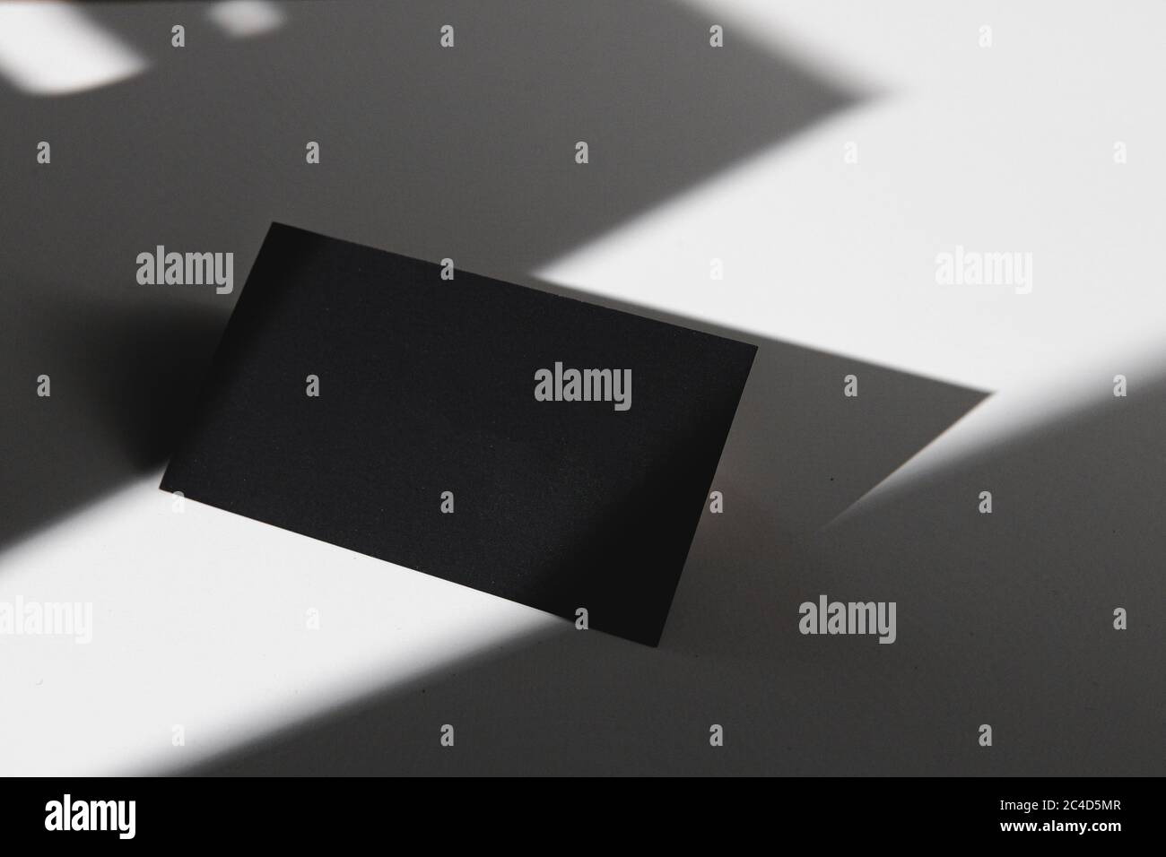 Dark photo of business identity template mockup Stock Photo - Alamy