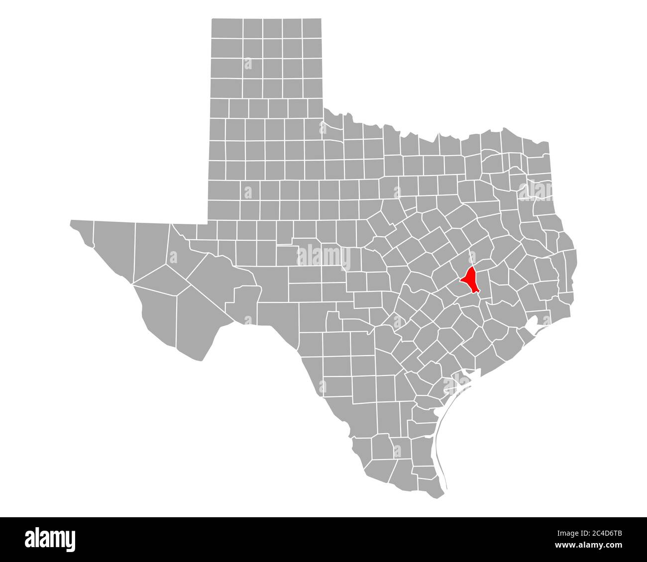 Map of Brazos in Texas Stock Photo - Alamy