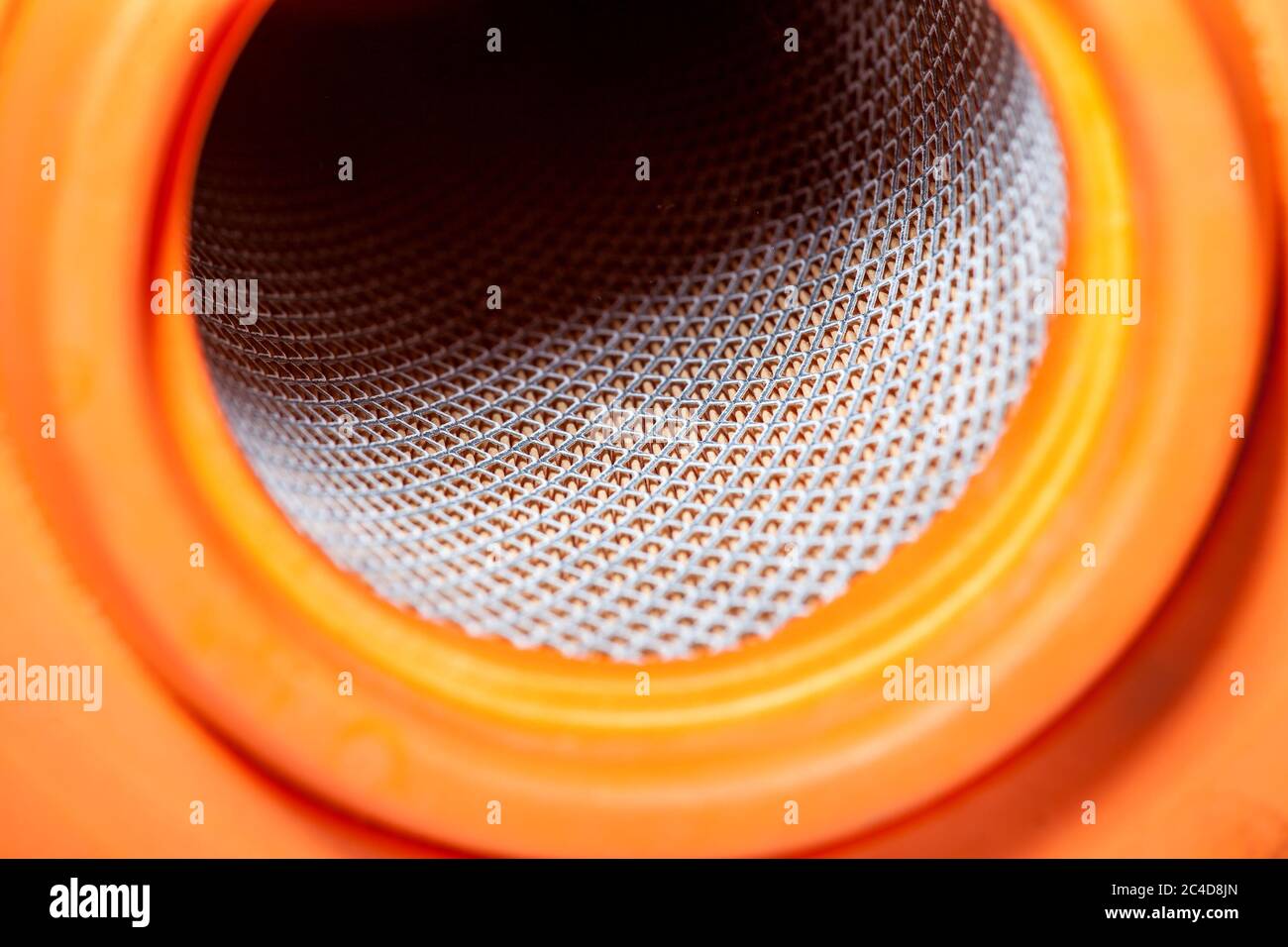 paper car air filter with an iron grid for the inflexibility of the ...