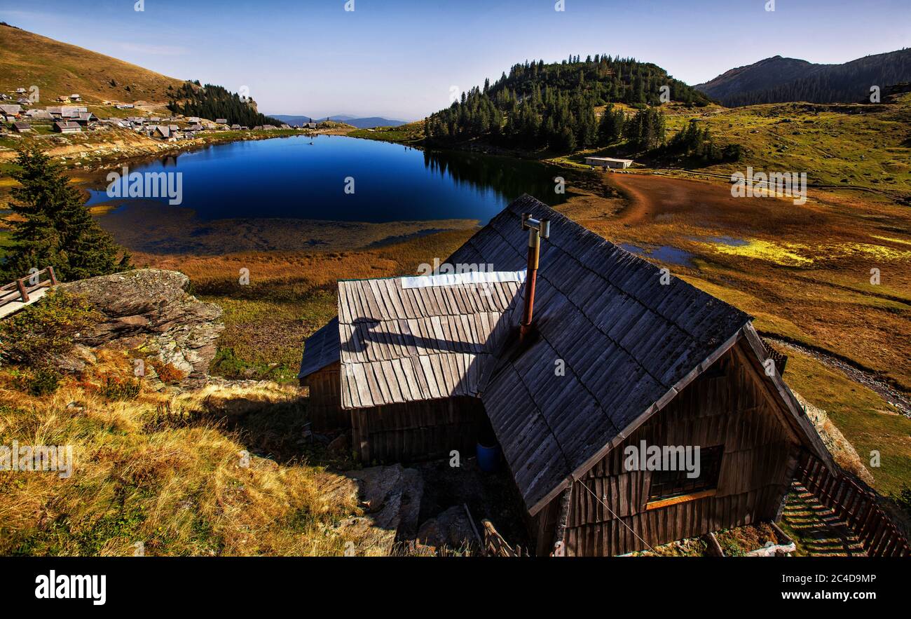 autumn landscapes, mountains and plains Stock Photo - Alamy