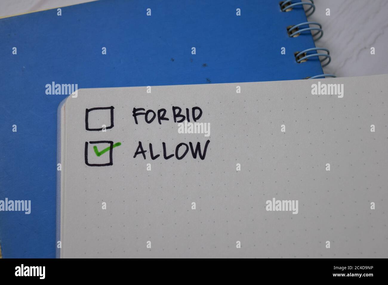 Forbid and Allow write on a book. Supported by an additional services ...