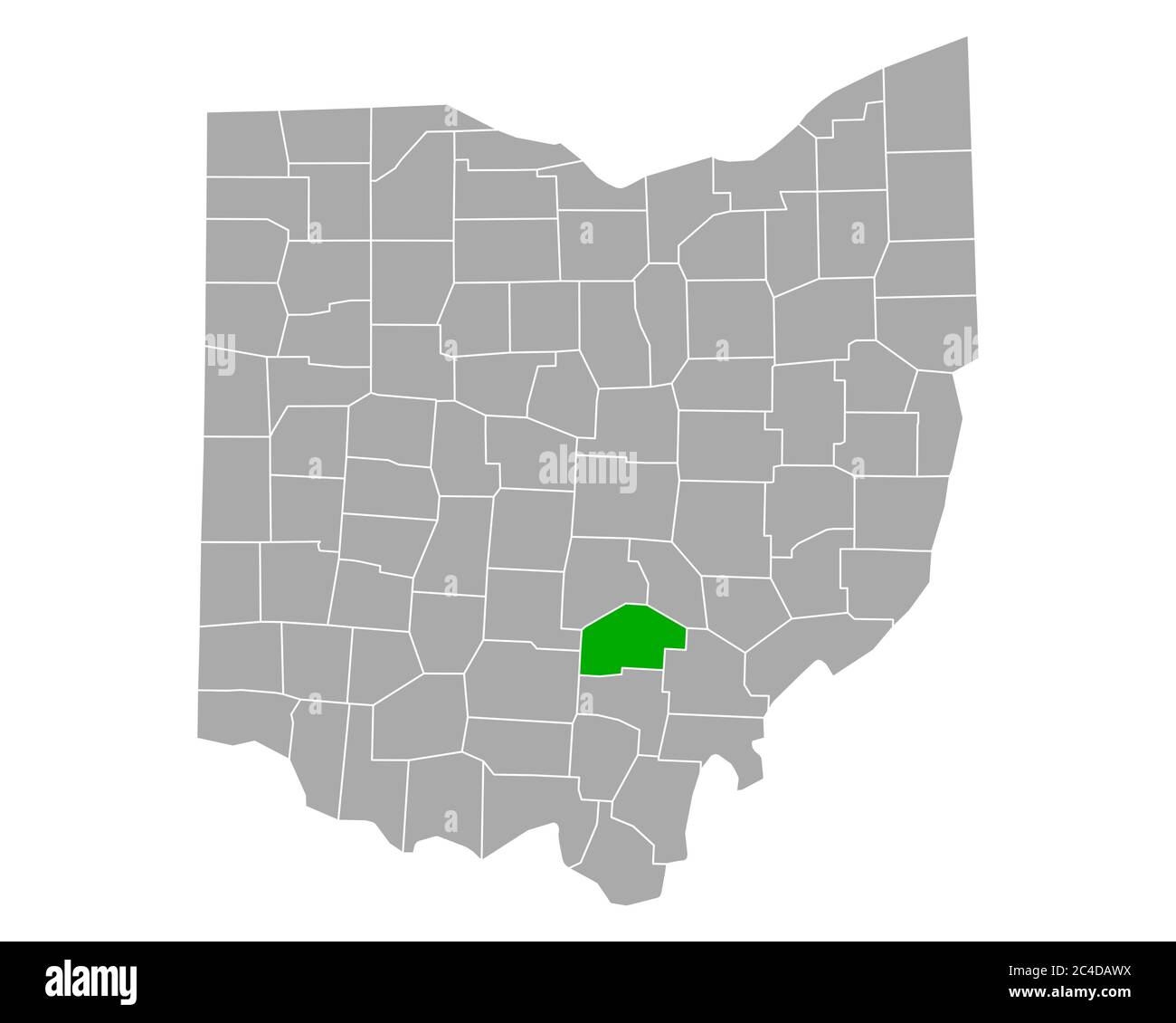 Hocking ohio map hi-res stock photography and images - Alamy