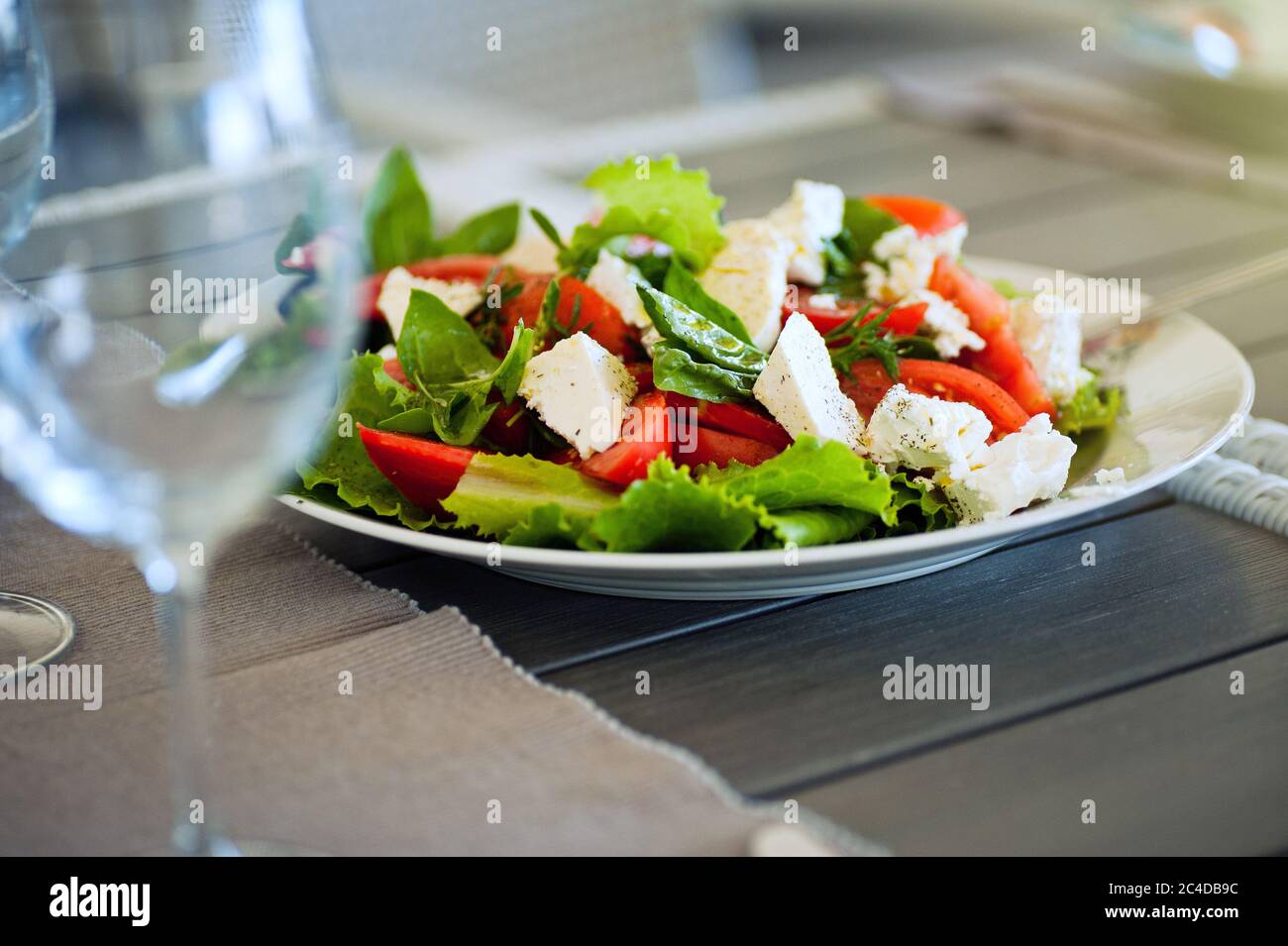 Formal table setting salad hi-res stock photography and images - Alamy