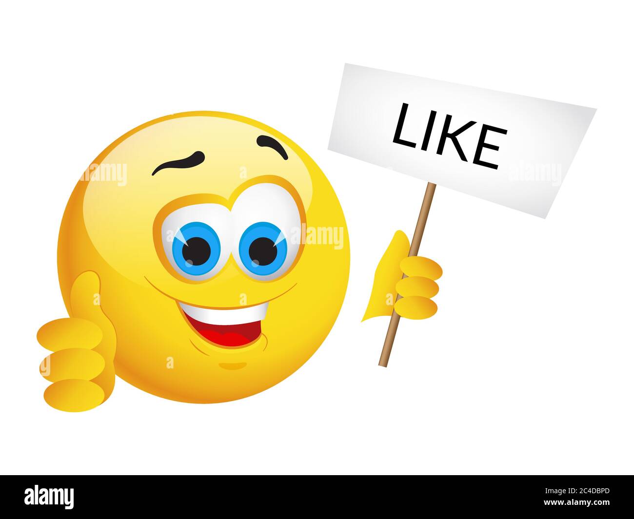 Yellow emoticons and emojis. Vector illustration in realistic style ...