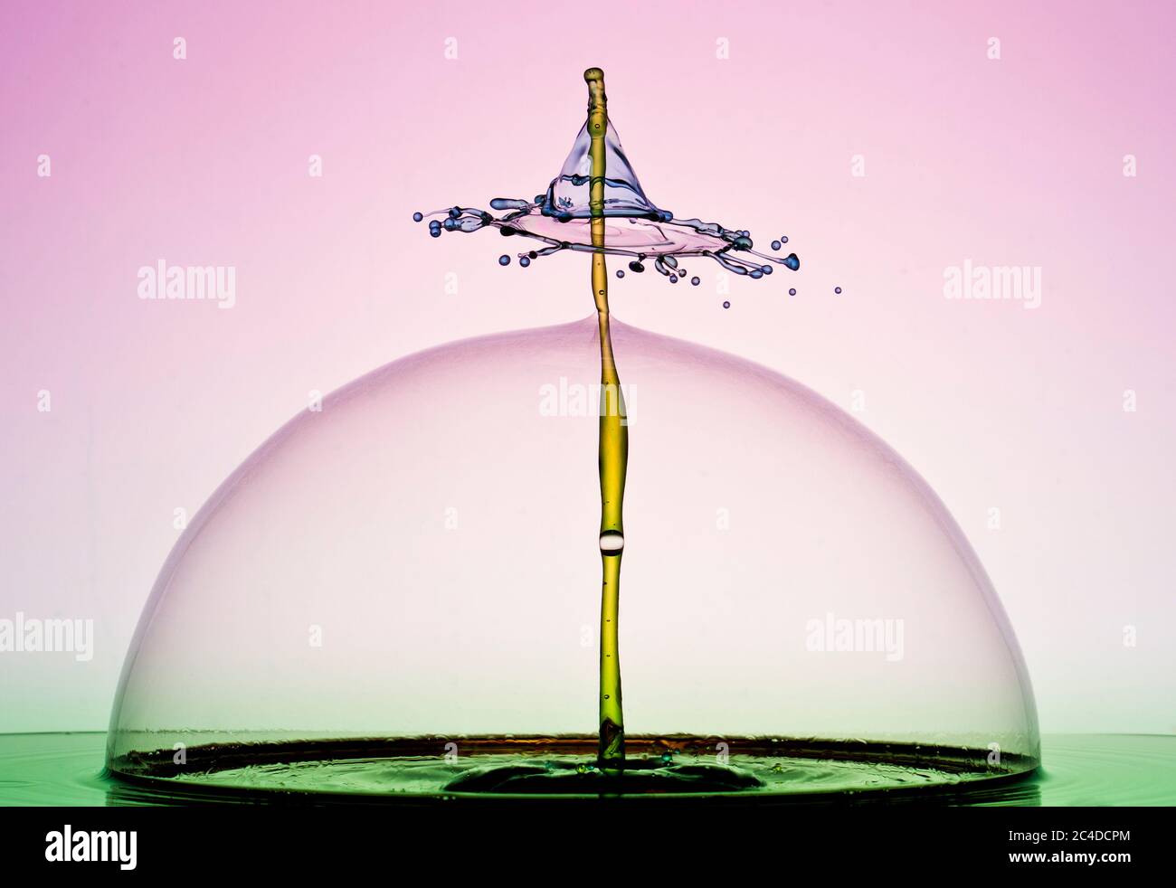 waterdrop collision art abstract Stock Photo - Alamy