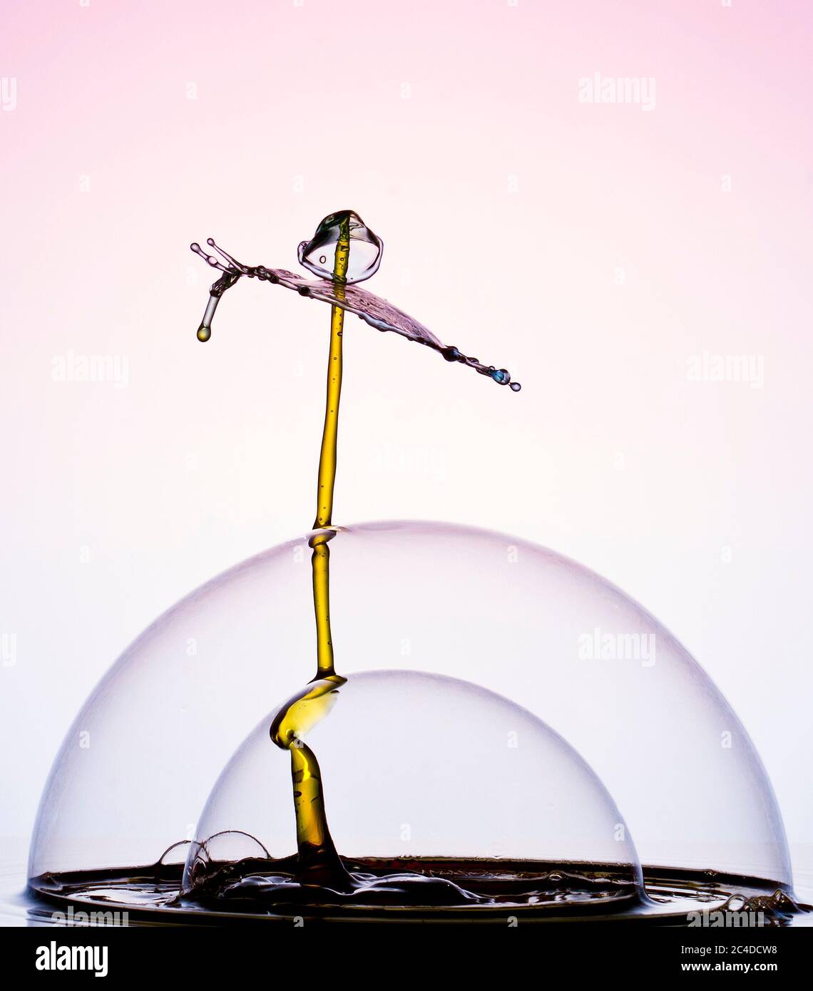 waterdrop collision art abstract Stock Photo - Alamy