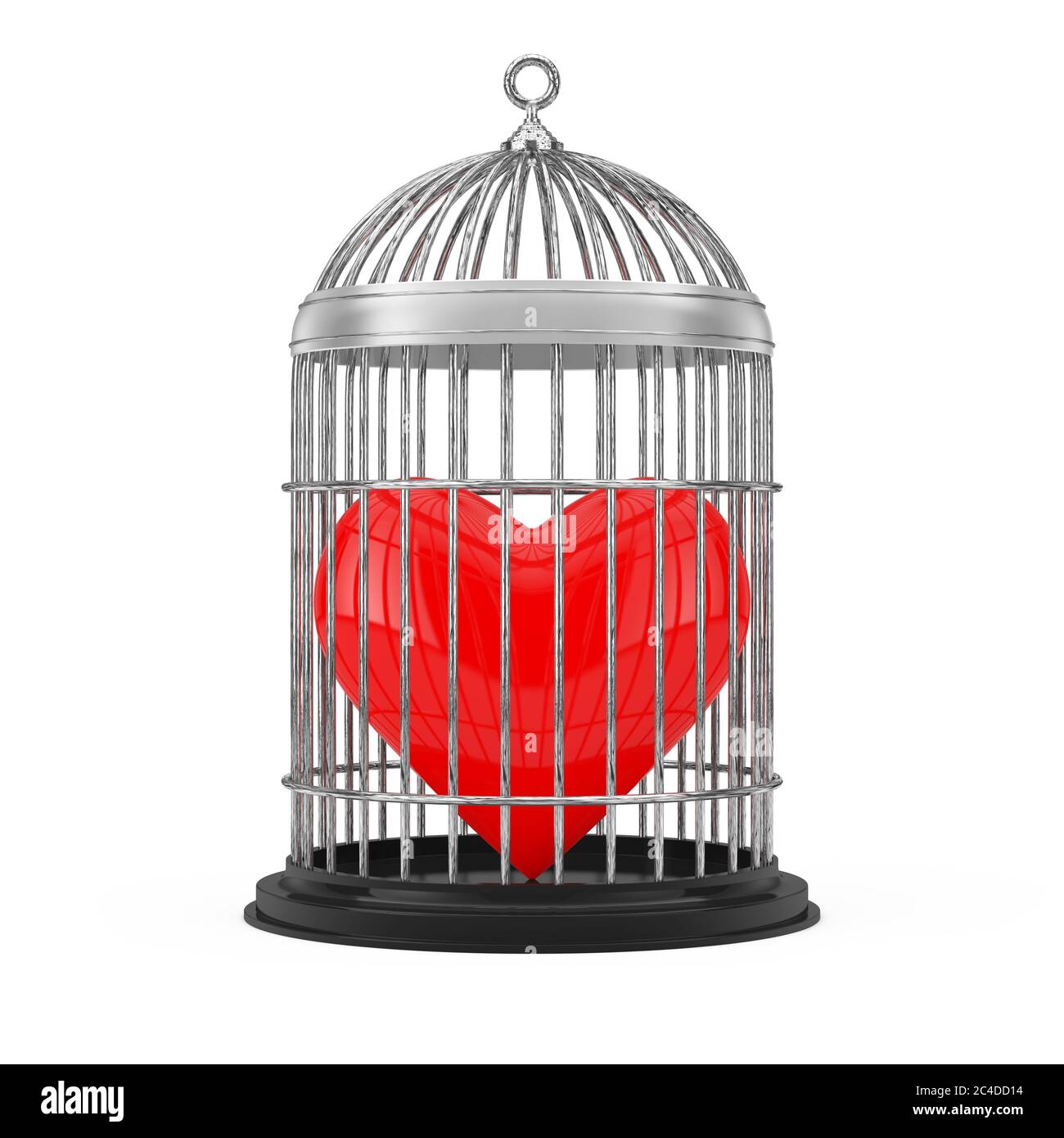 Closed in a metal cage Cut Out Stock Images & Pictures - Alamy