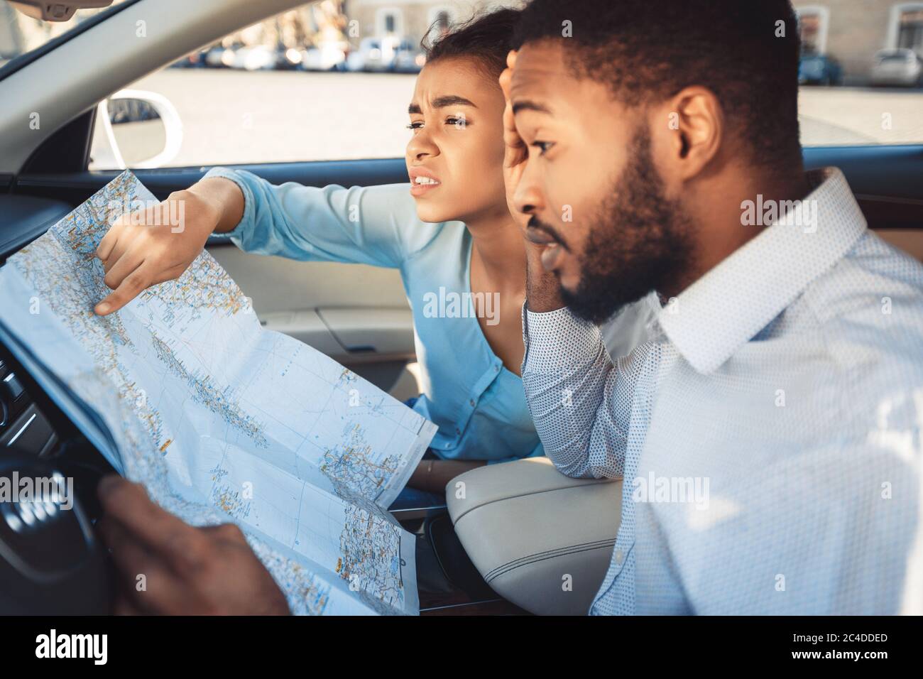 Family map during road hi-res stock photography and images - Alamy