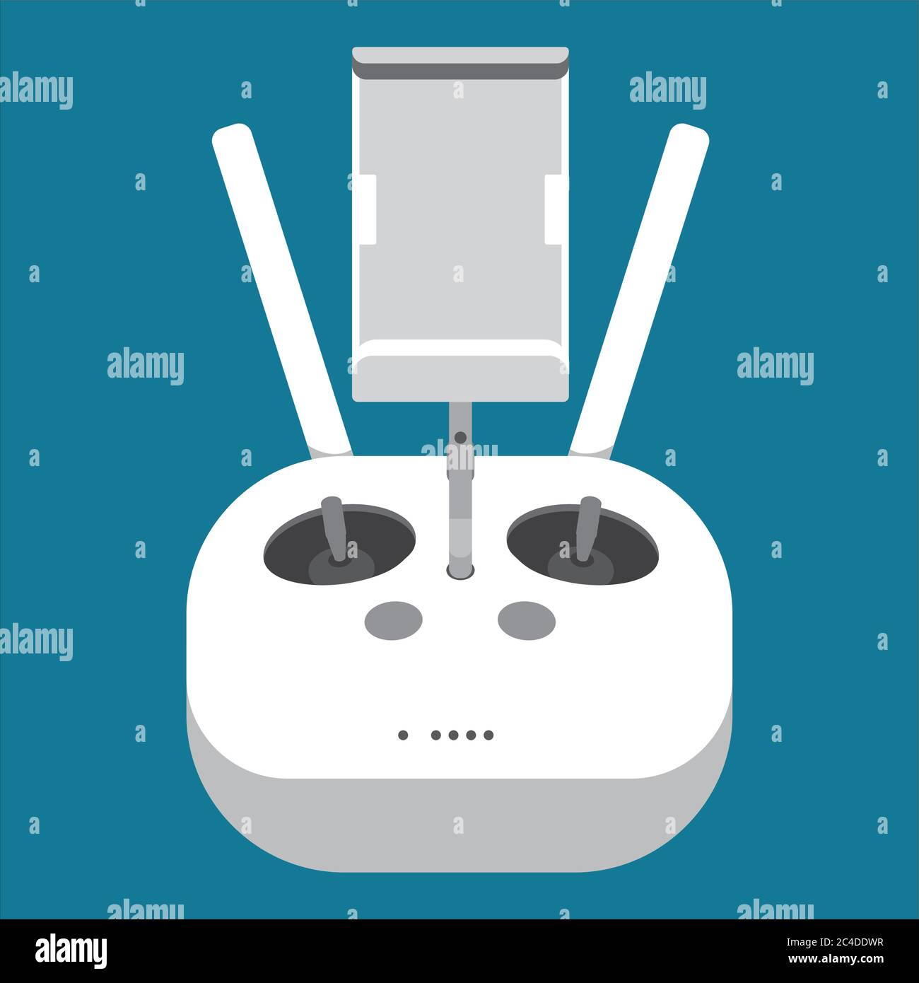 Drone remote controller transmitter icon vector Stock Vector Image ...