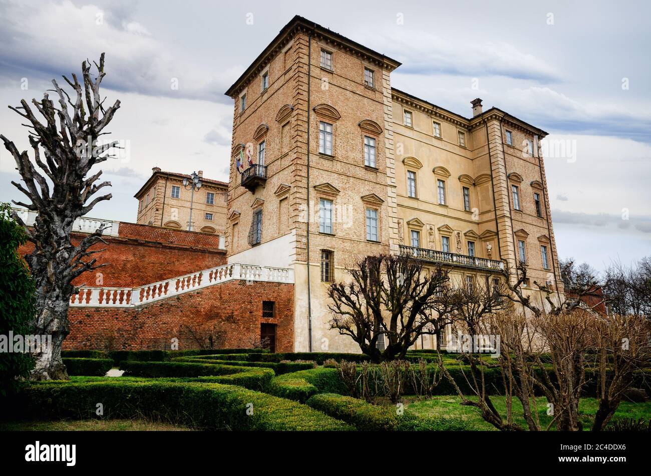 Castle of Govone in Piedmont, Italy Stock Photo - Alamy