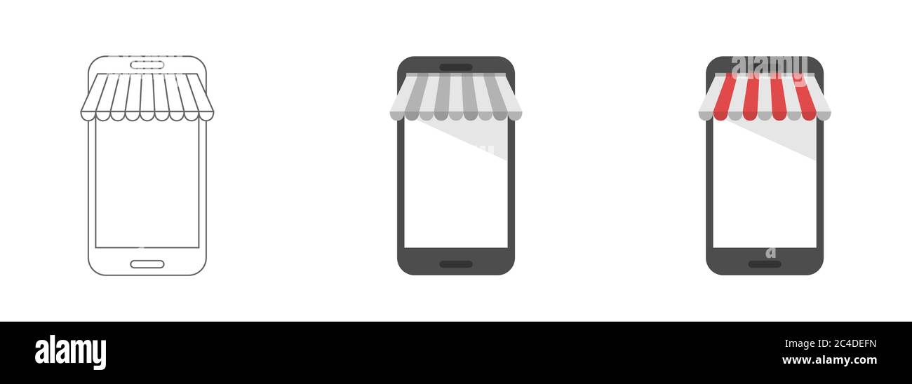 Mobile business Stock Vector Images - Alamy