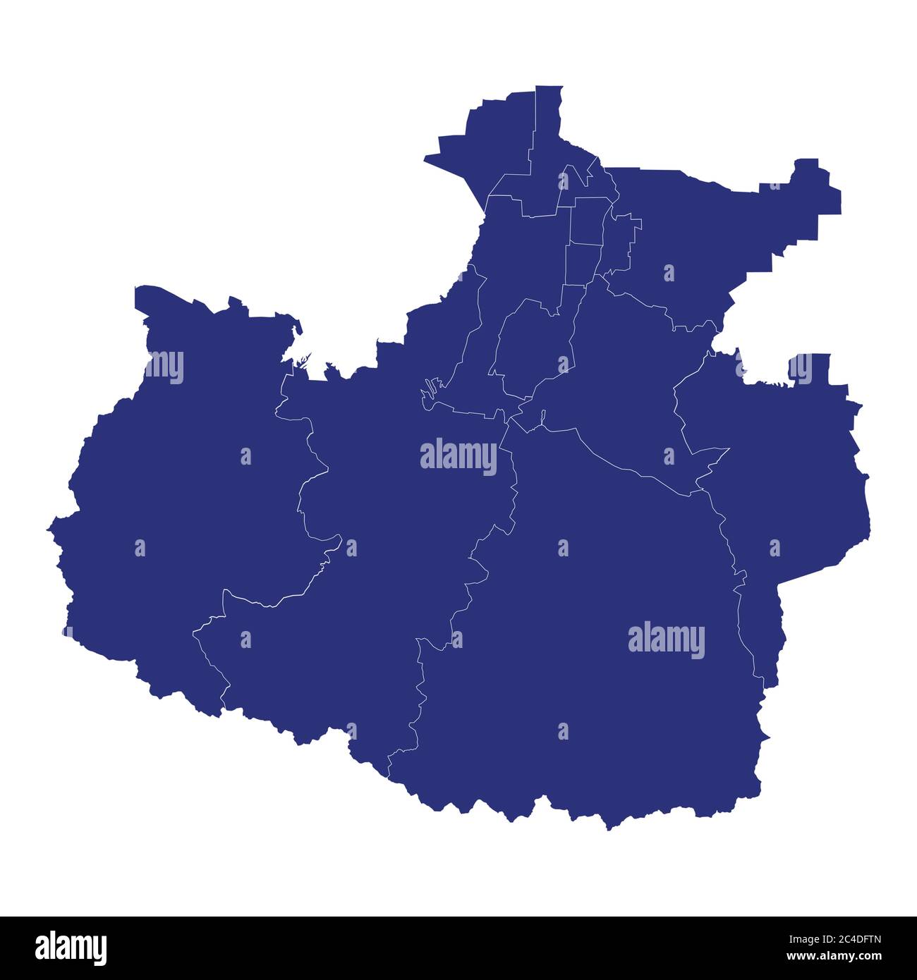 High Quality map of Karachay–Cherkessia is a region of Russia with ...