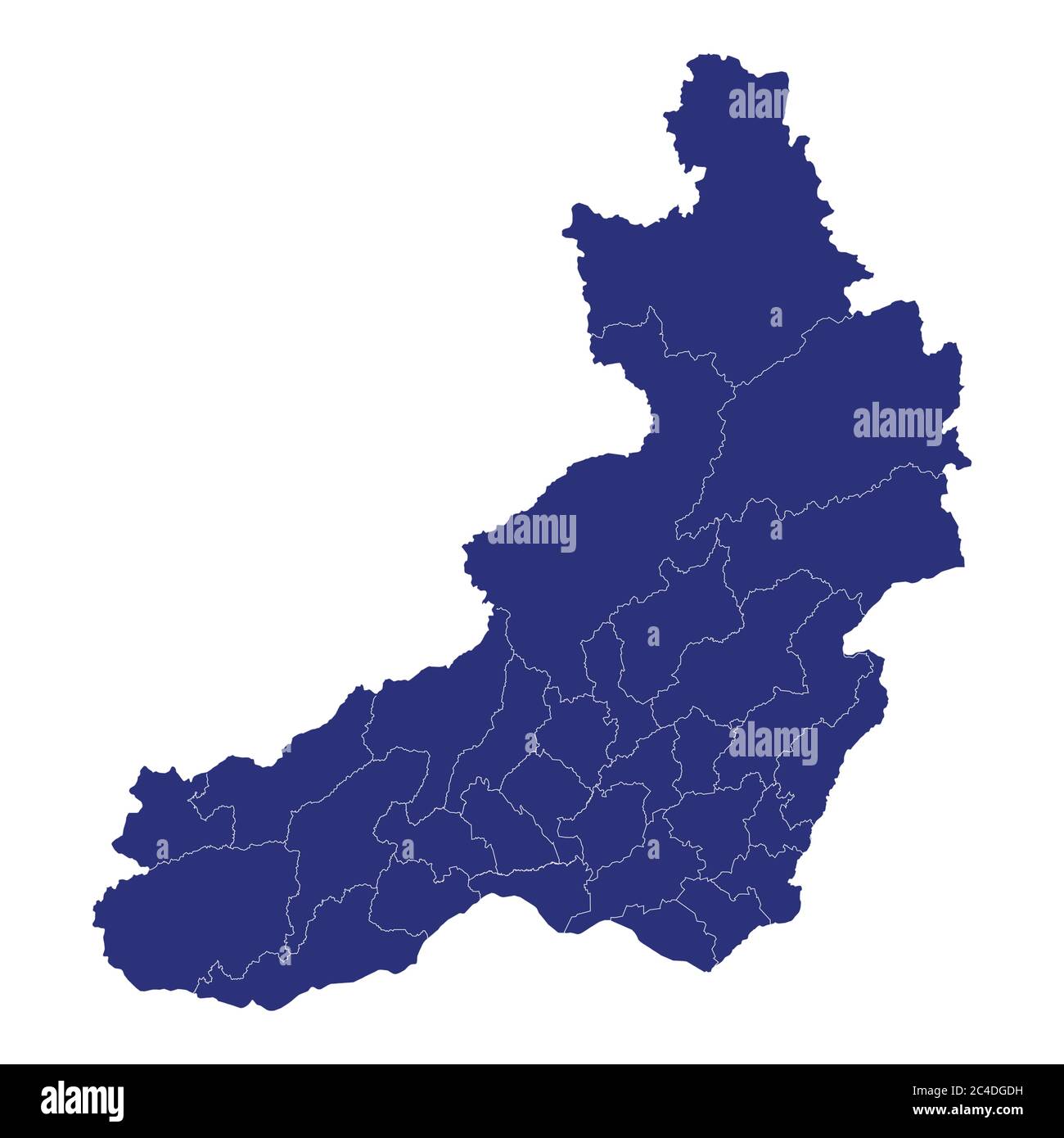 High Quality map of Zabaykalsky Krai is a region of Russia with borders ...