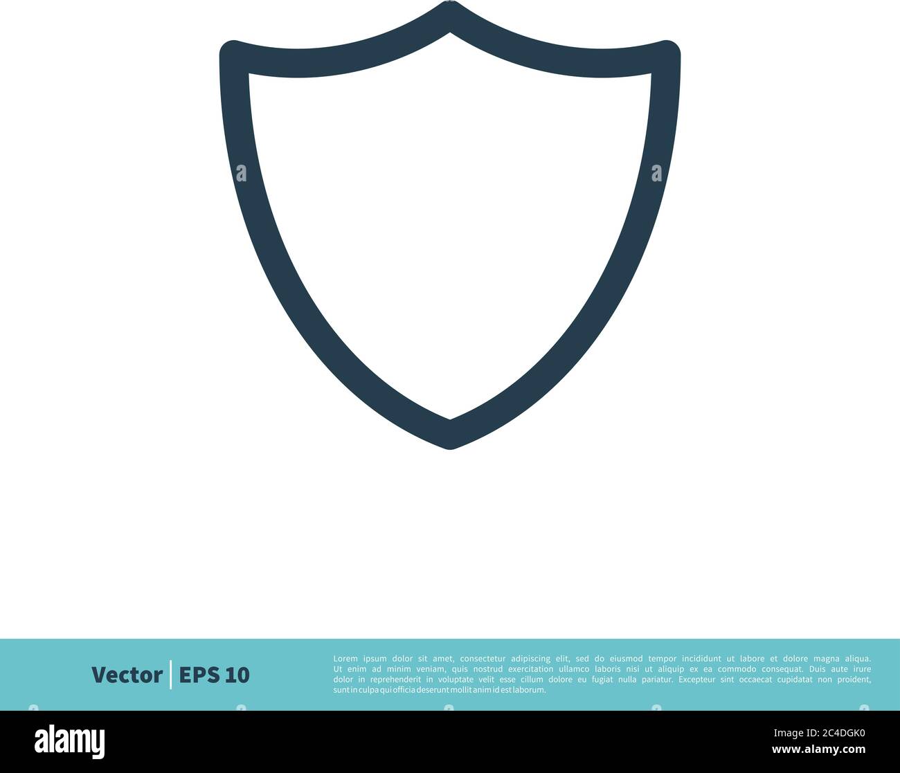 Simple Shield Icon Vector Logo Template Illustration Design. Vector EPS ...