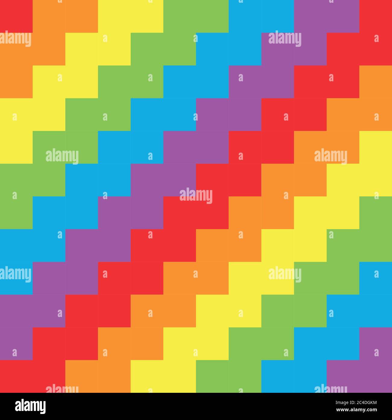 Seamless background chevron pattern in rainbow spectrum colors ...