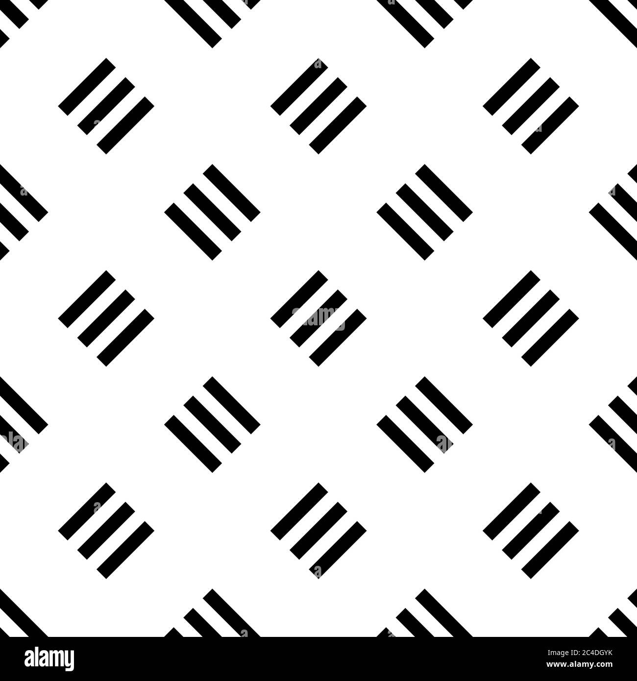 Seamless pattern background of triple lines in diagonal arrangement ...