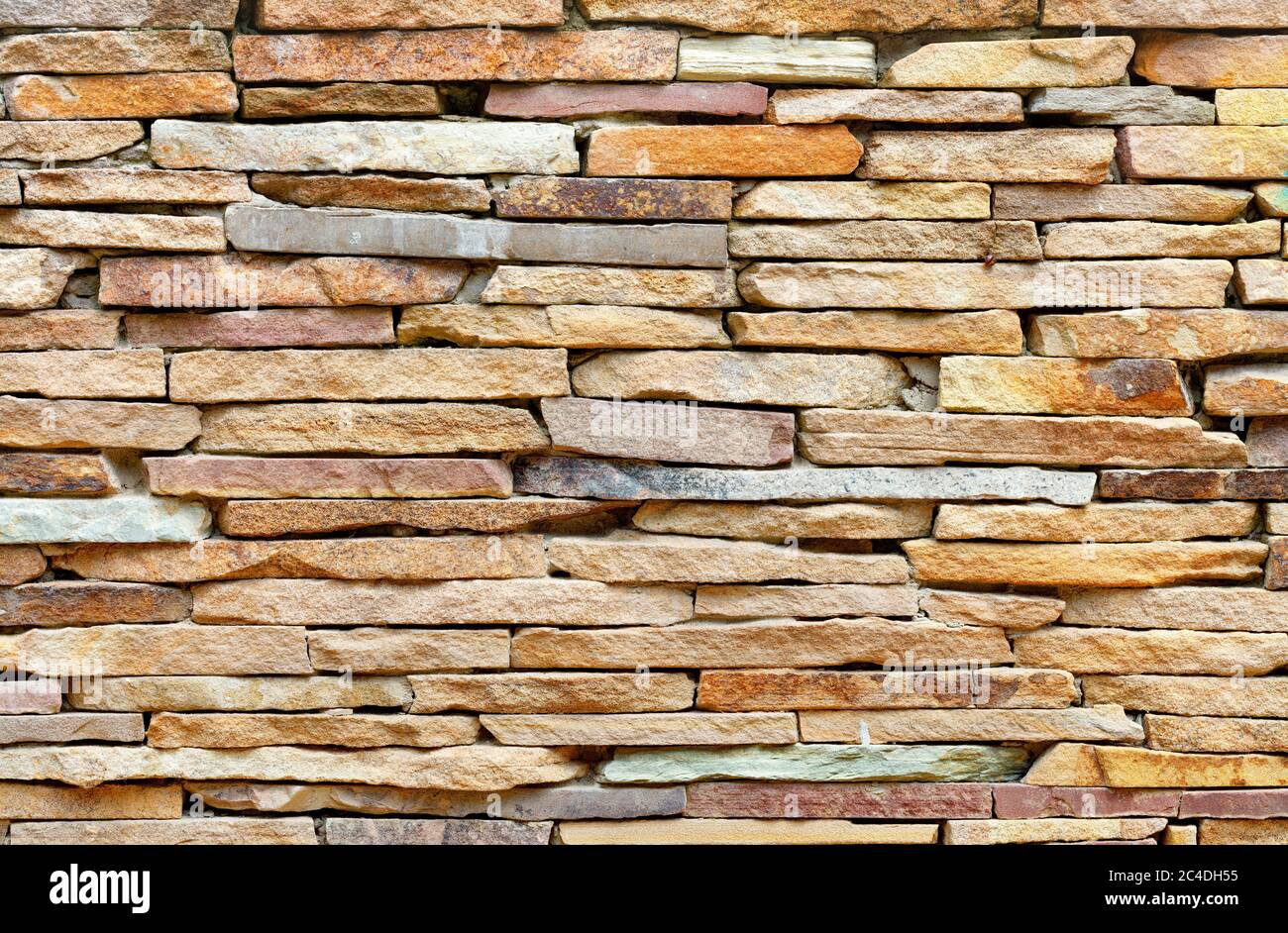 The texture and background of the stone wall are made of pieces of old ...