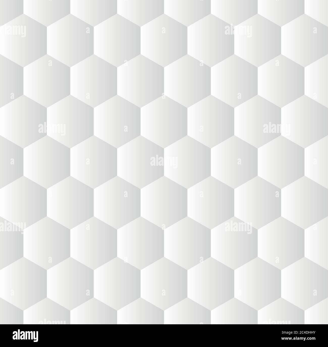 Seamless Vector Hexagonal Pattern Background Each Hexagon Filled By Light Gradient Stock Vector