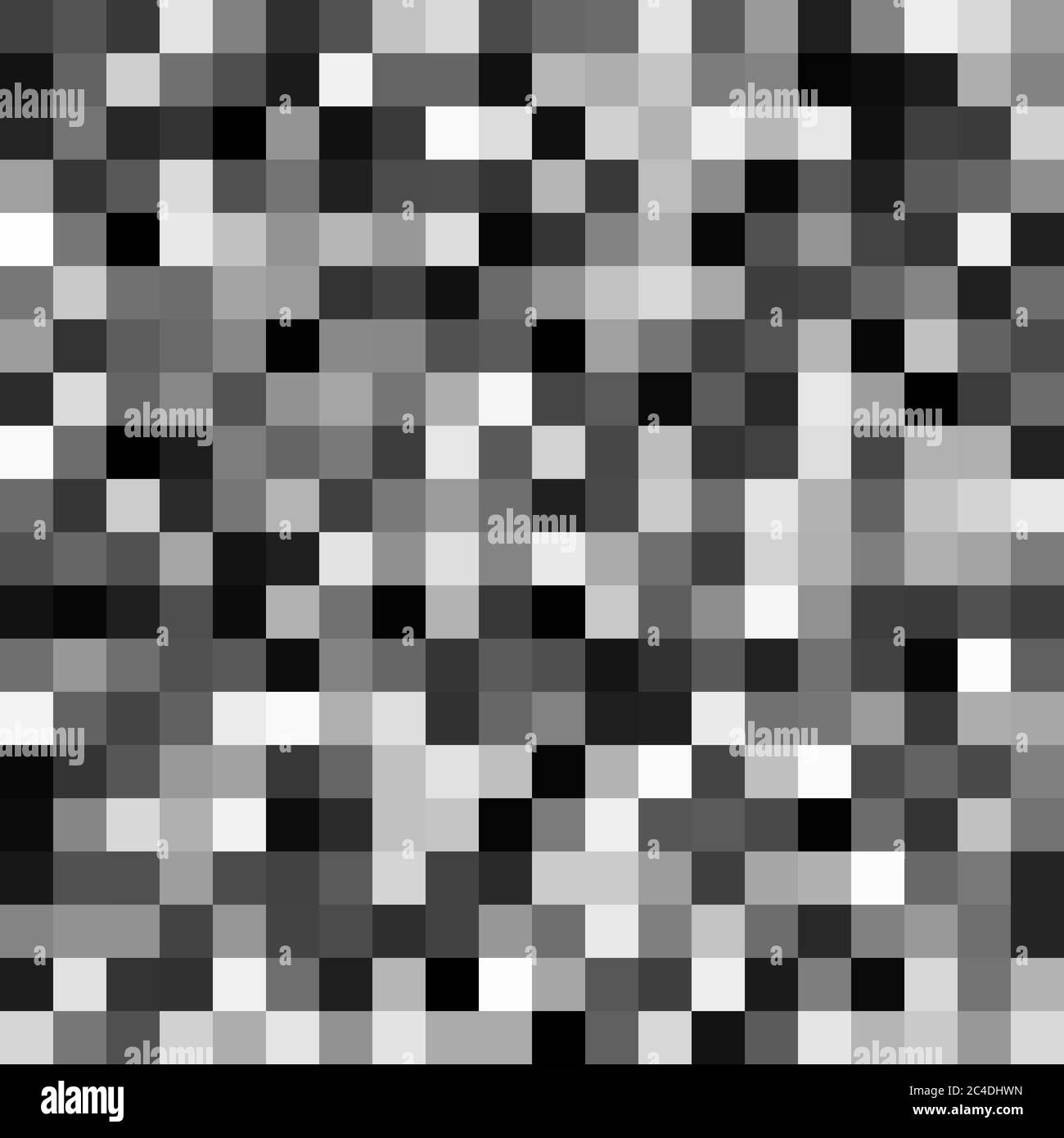 Abstract gray pixel background mosaic made of small squares. Seamless ...