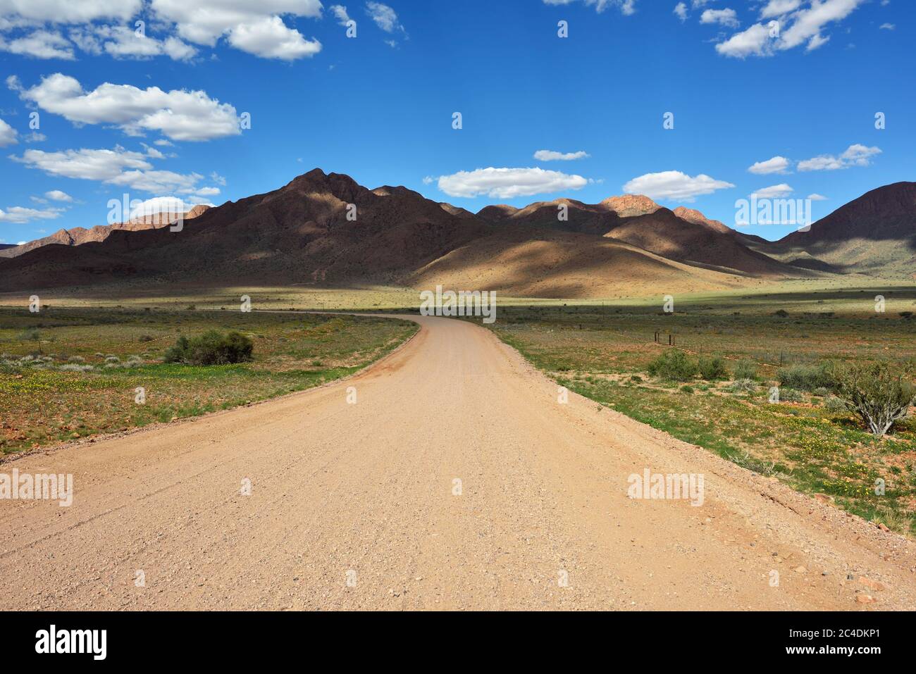 Beautiful landscape the Namib-Naukluft National Park, where the mountains of the Namib desert ...