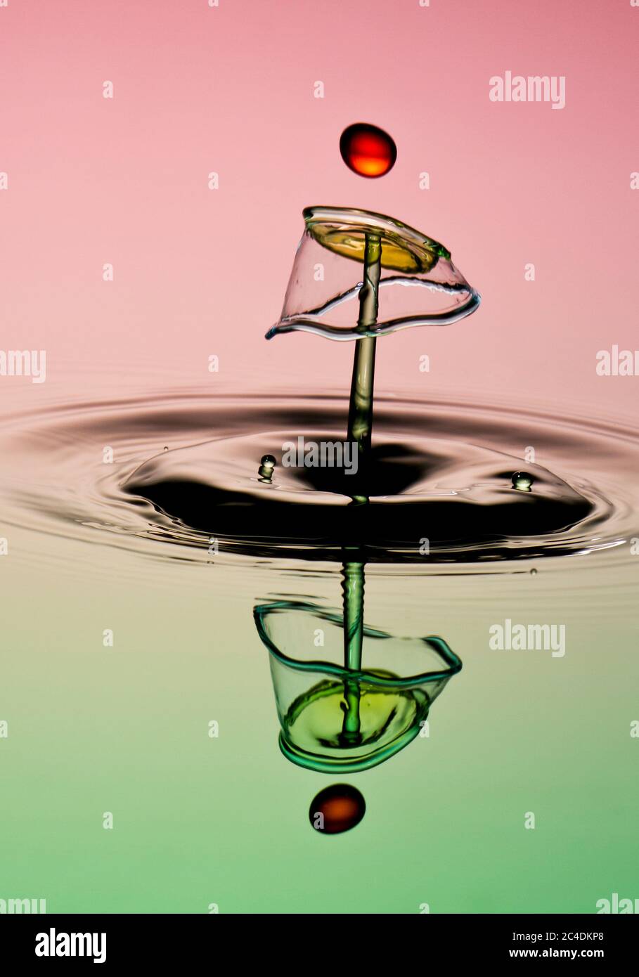 waterdrop collision photography art abstract Stock Photo - Alamy