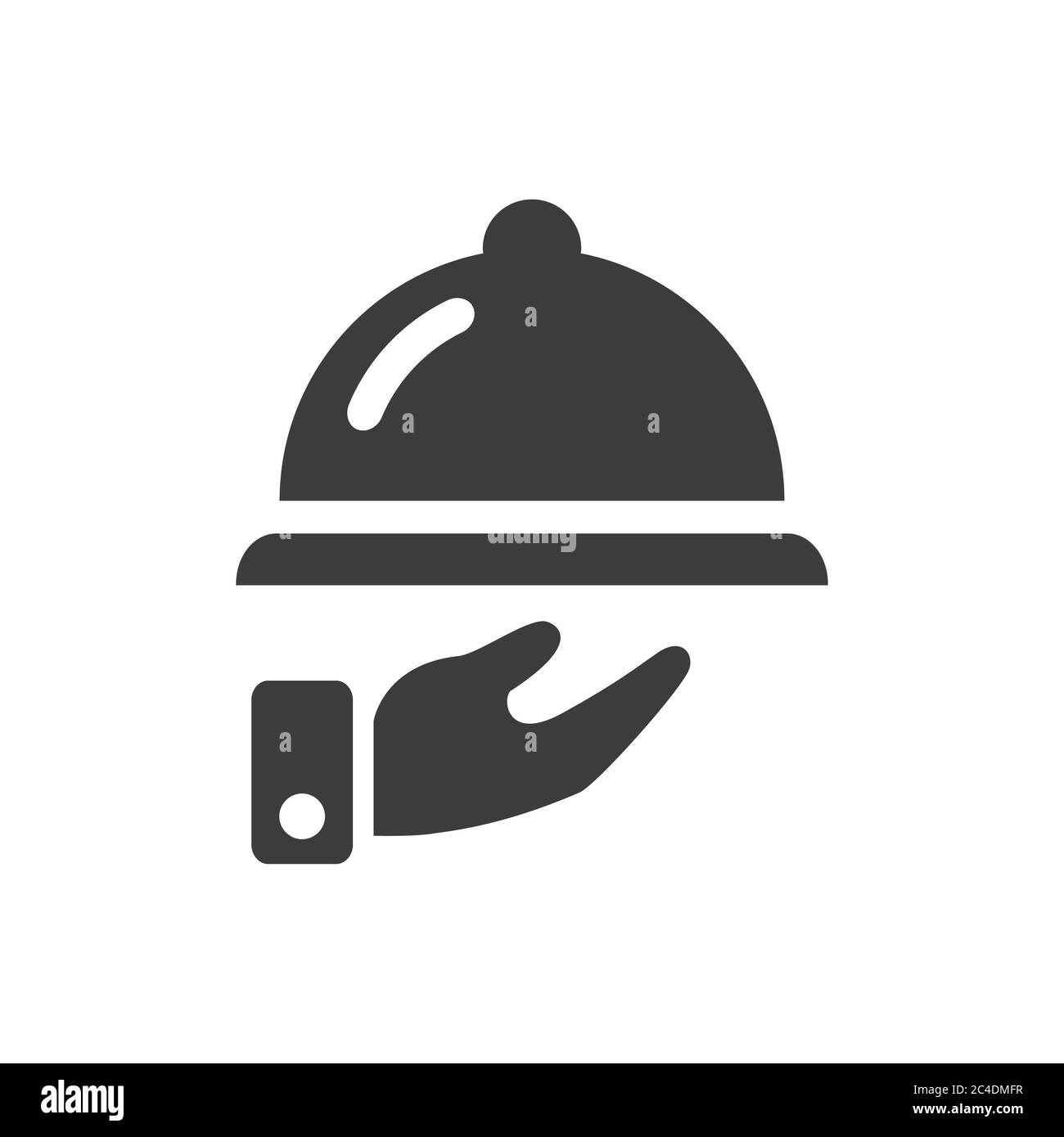 Food serving icon Stock Photo - Alamy