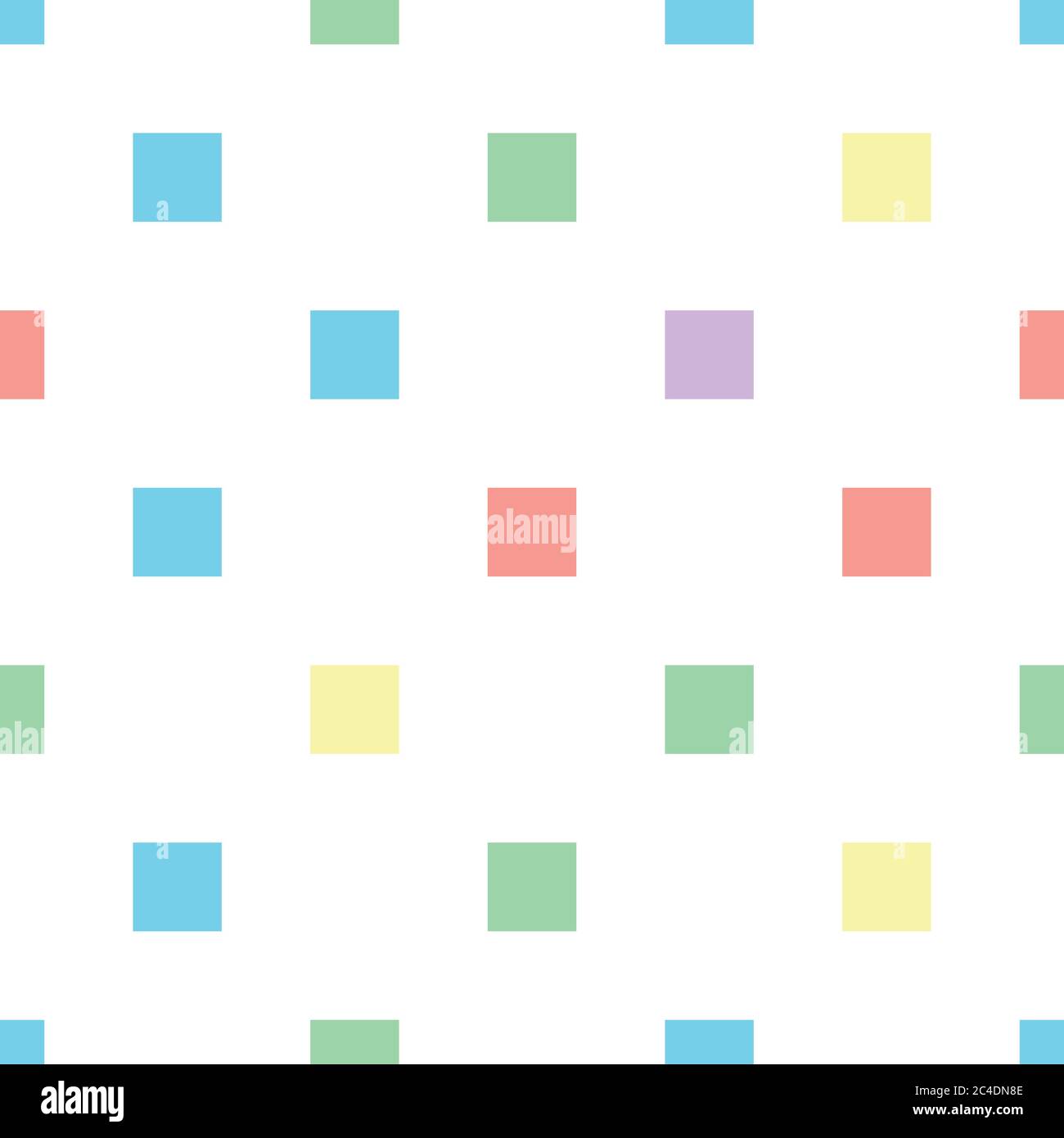 Seamless polka square pattern in different colors. Colorful theme ...