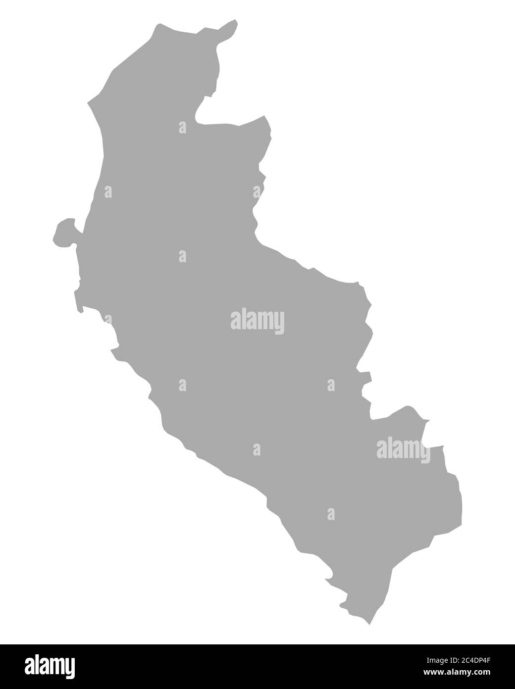 Map of Ica Stock Photo - Alamy